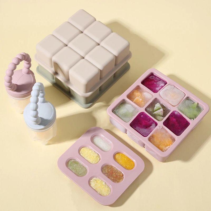 Fryseform Mini – Sand, Isbitform i Silikon med Lokk, Beige ...